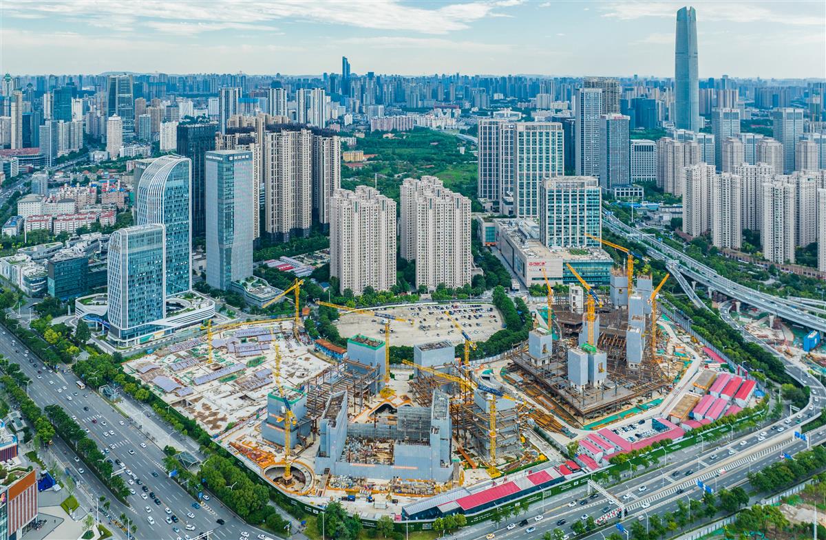 Construction of new Wuhan Library in full swing